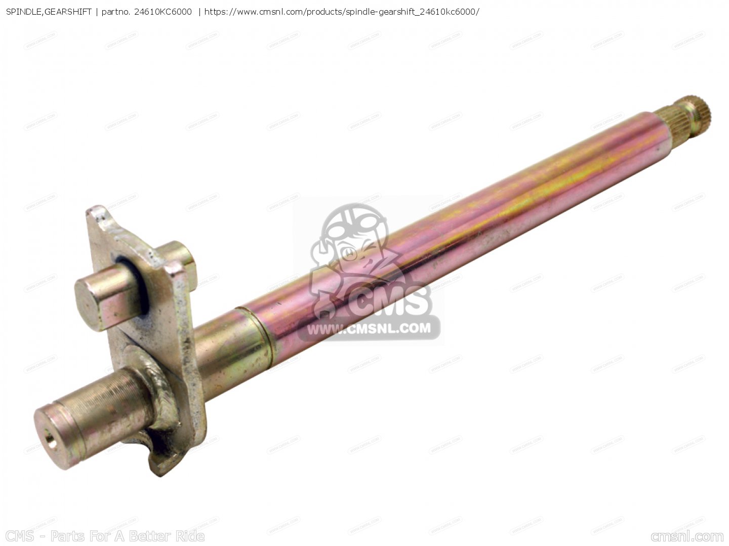 24610KC6000: SPINDLE,GEARSHIFT Honda - buy the 24610-KC6-000 at CMSNL