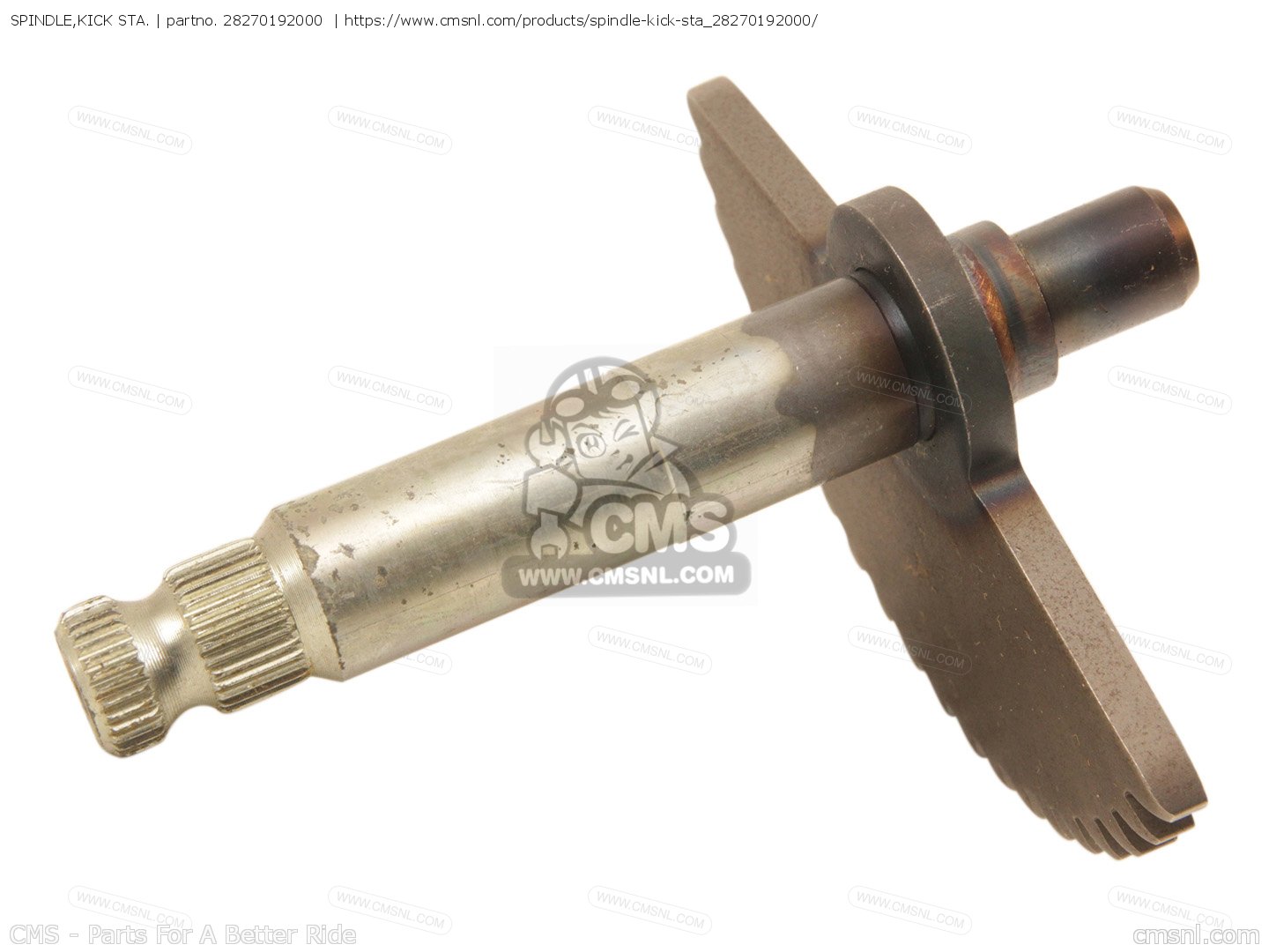 28270192000: SPINDLE,KICK STA. Honda - buy the 28270-192-000 at CMSNL