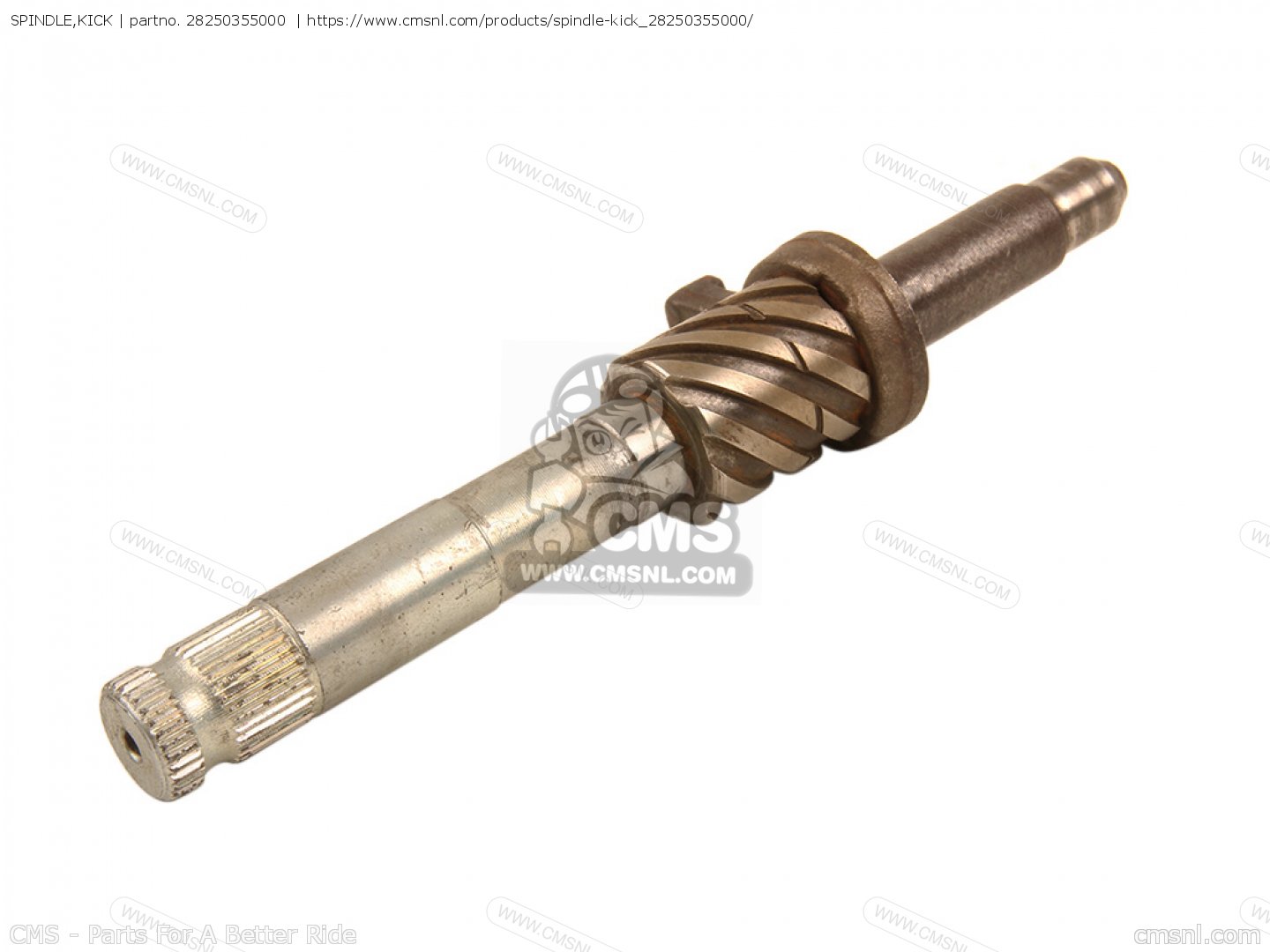 28250355000: SPINDLE,KICK Honda - buy the 28250-355-000 at CMSNL