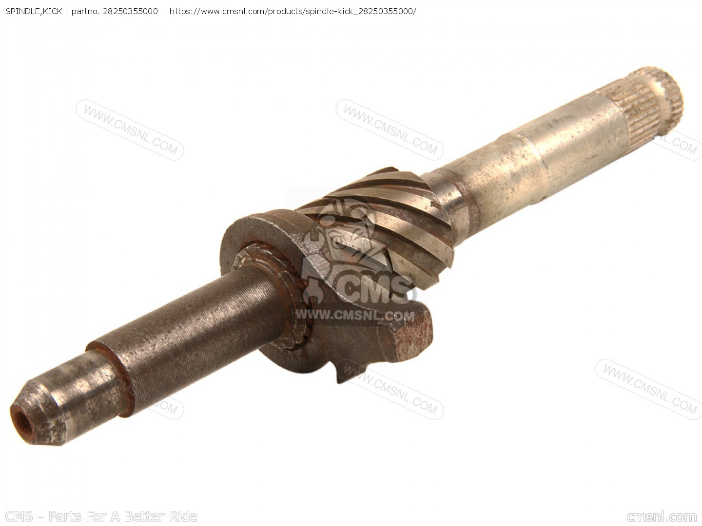 28250355000: SPINDLE,KICK Honda - buy the 28250-355-000 at CMSNL