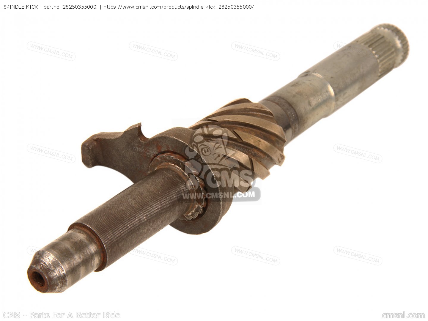 28250355000: SPINDLE,KICK Honda - buy the 28250-355-000 at CMSNL