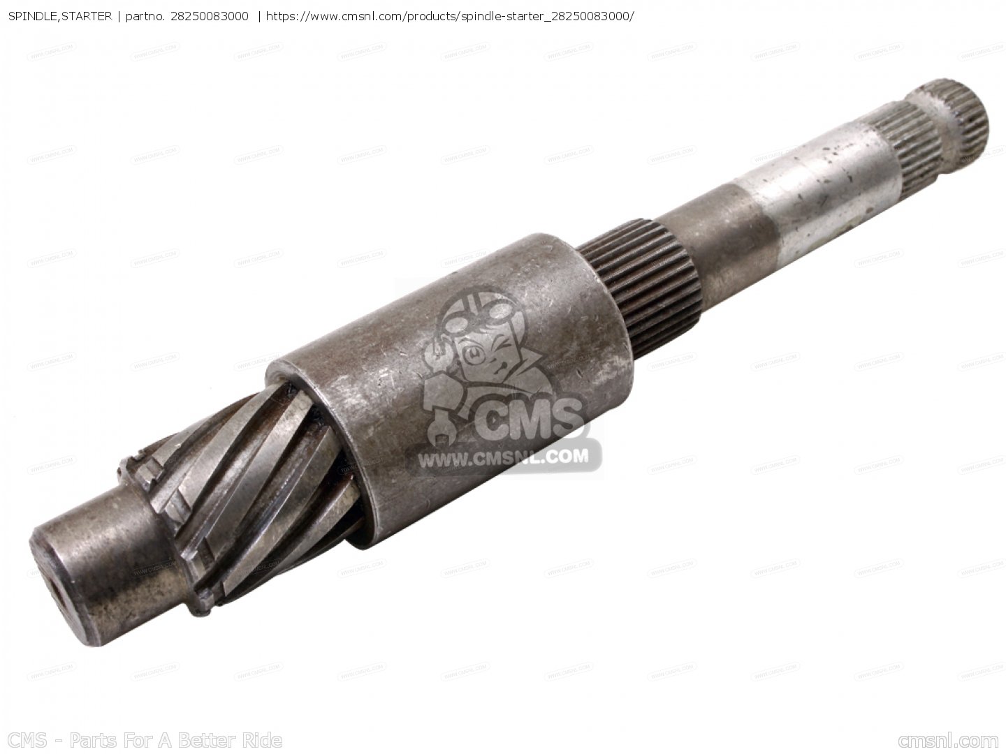 28250083000: SPINDLE,STARTER Honda - buy the 28250-083-000 at CMSNL