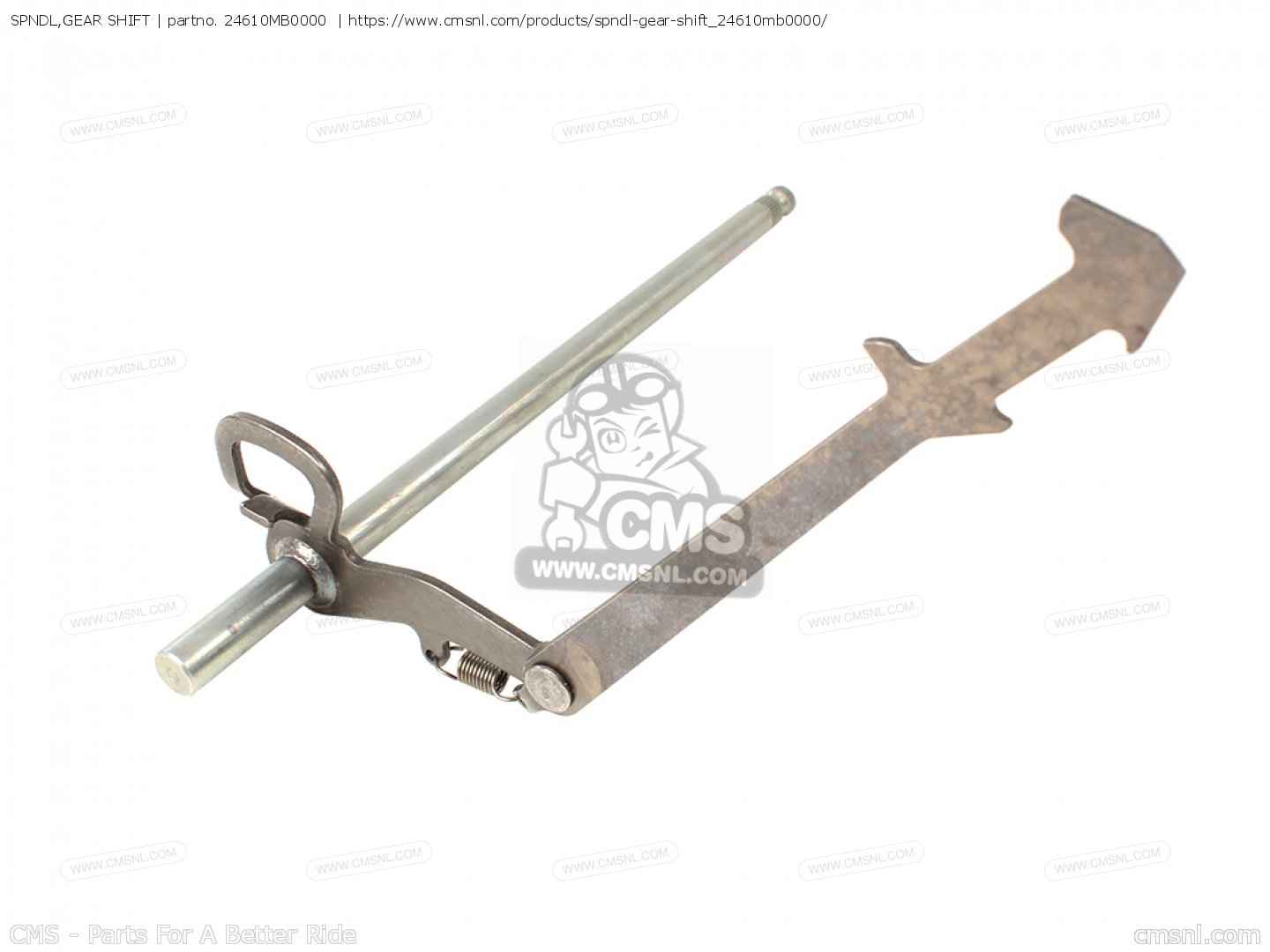24610MB0000: SPNDL,GEAR SHIFT Honda - buy the 24610-MB0-000 at CMSNL 24610MB0000: SPNDL,GEAR SHIFT Honda - buy the 24610-MB0-000 at CMSNL