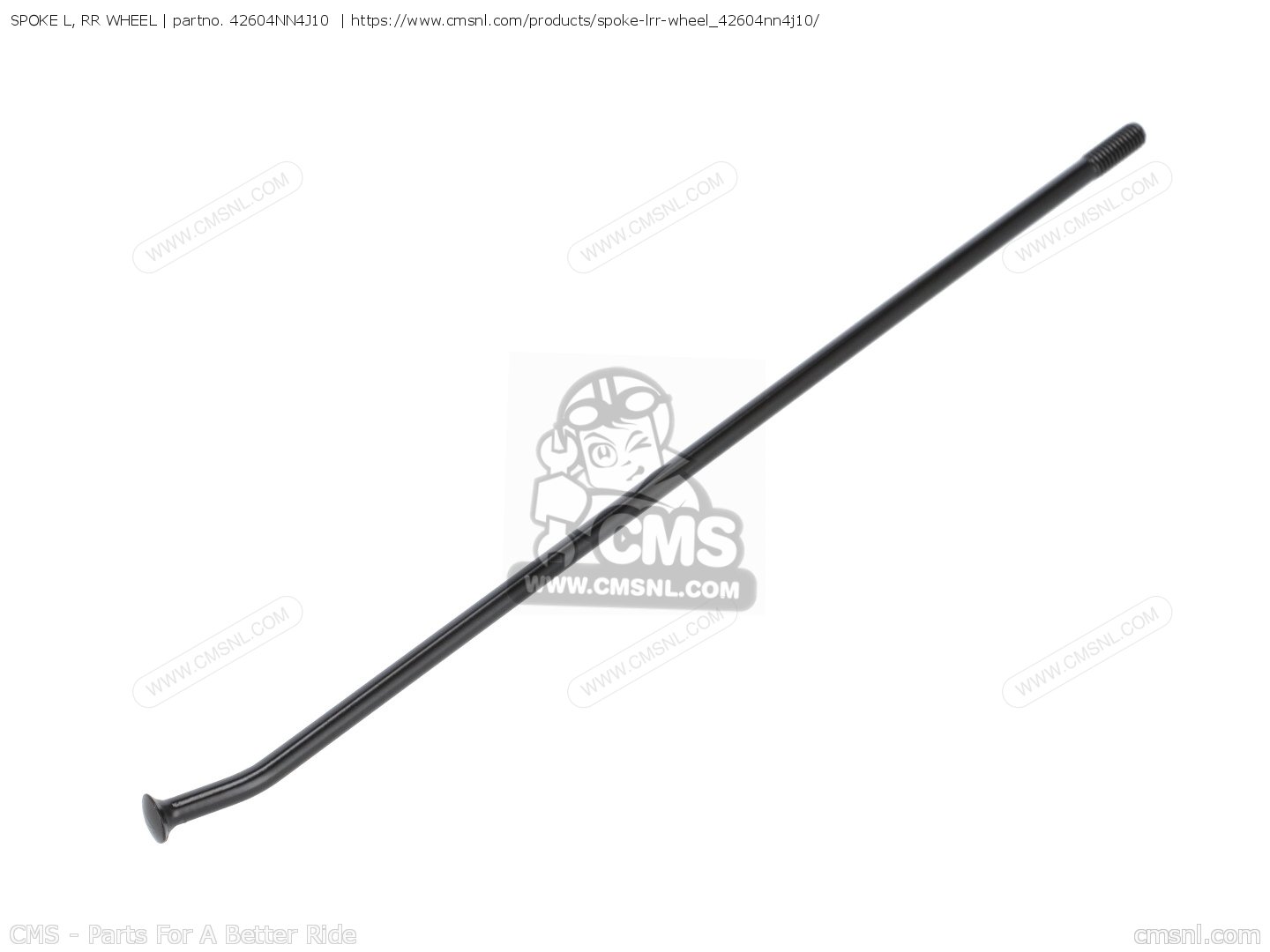 42604NN4J10: Spoke L, Rr Wheel Honda - buy the 42604-NN4-J10 at CMSNL