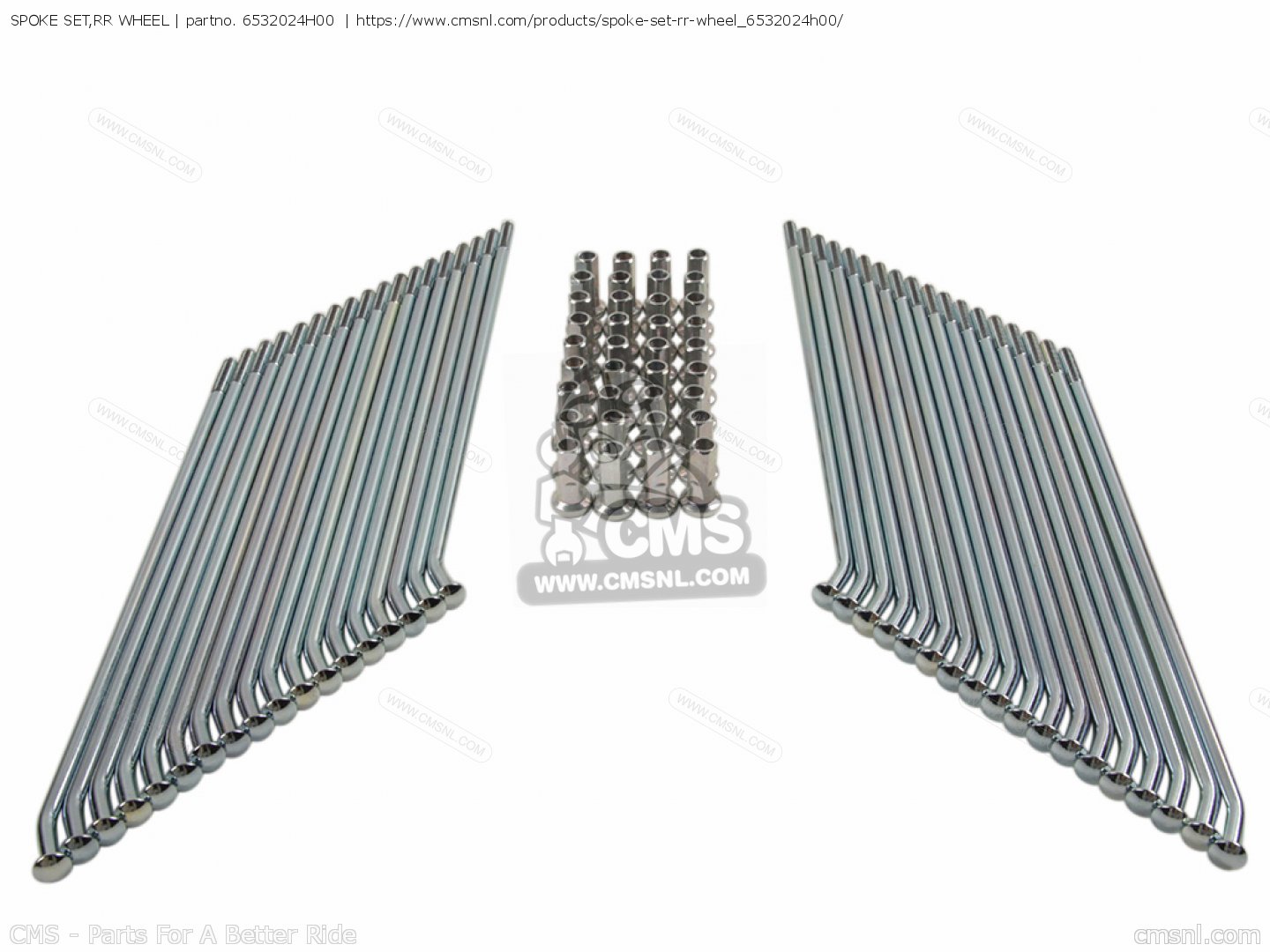 6532024H00: SPOKE SET,RR WHEEL Suzuki - buy the 65320-24H00 at CMSNL