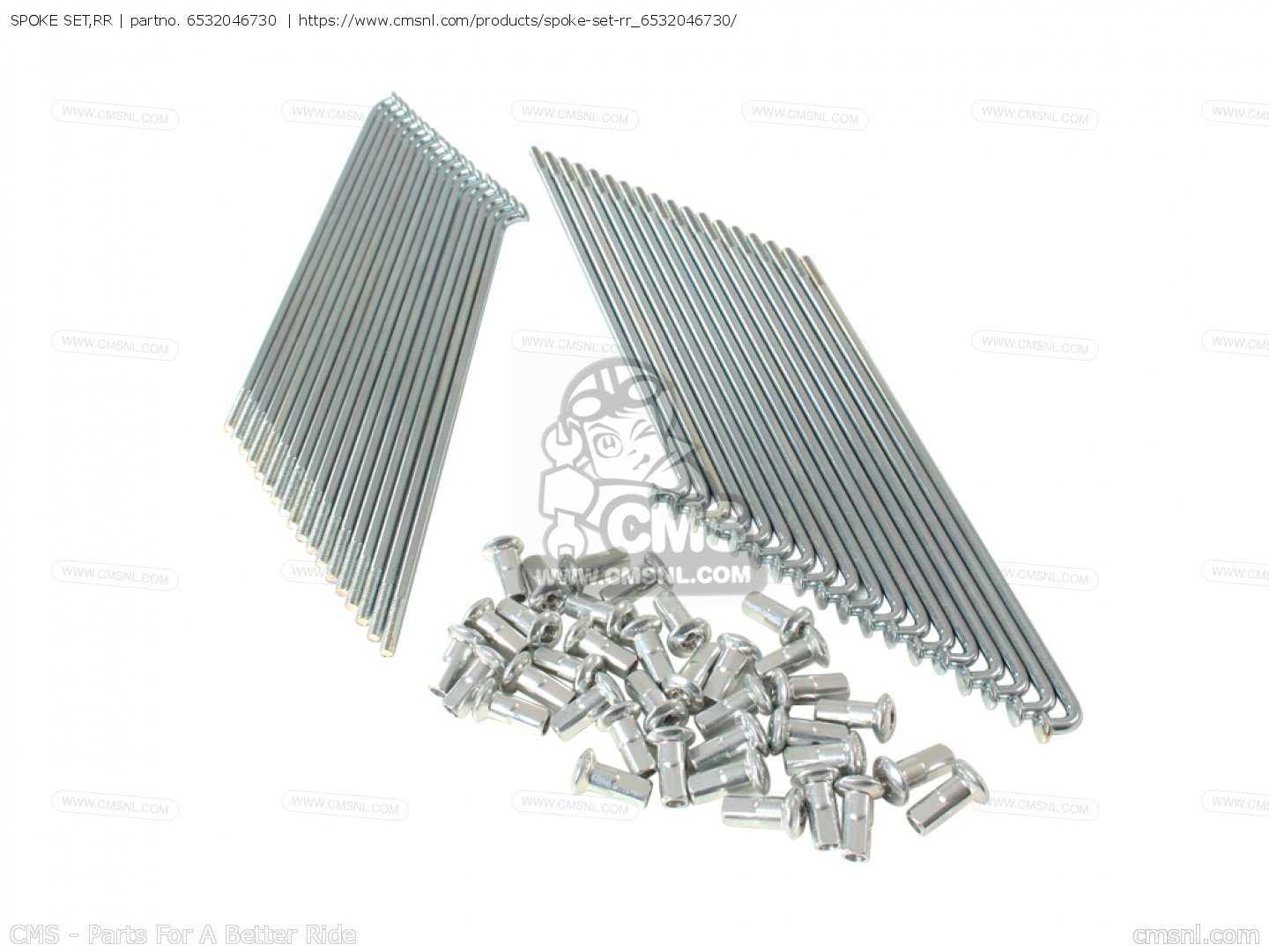 6532046730: Spoke Set,rr Suzuki - buy the 65320-46730 at CMSNL