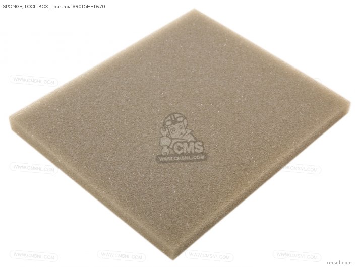 89015HF1670: Sponge,tool Box Honda - buy the 89015-HF1-670 at CMSNL