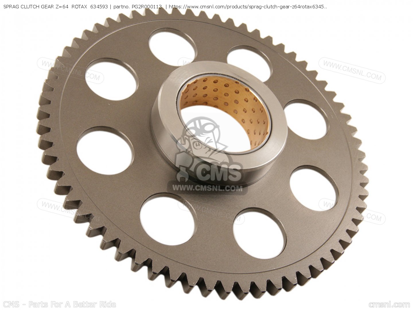 PG2R000113: SPRAG CLUTCH GEAR Z=64 ROTAX 634593 Piaggio Group - buy the ...