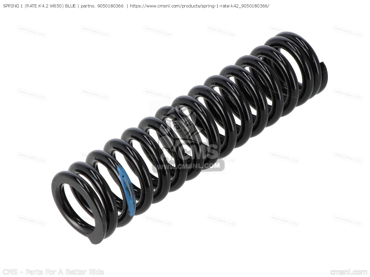 9050180366: Spring 1 (rate K4.2 Ws50) Blue Yamaha - buy the 90501-80366 ...