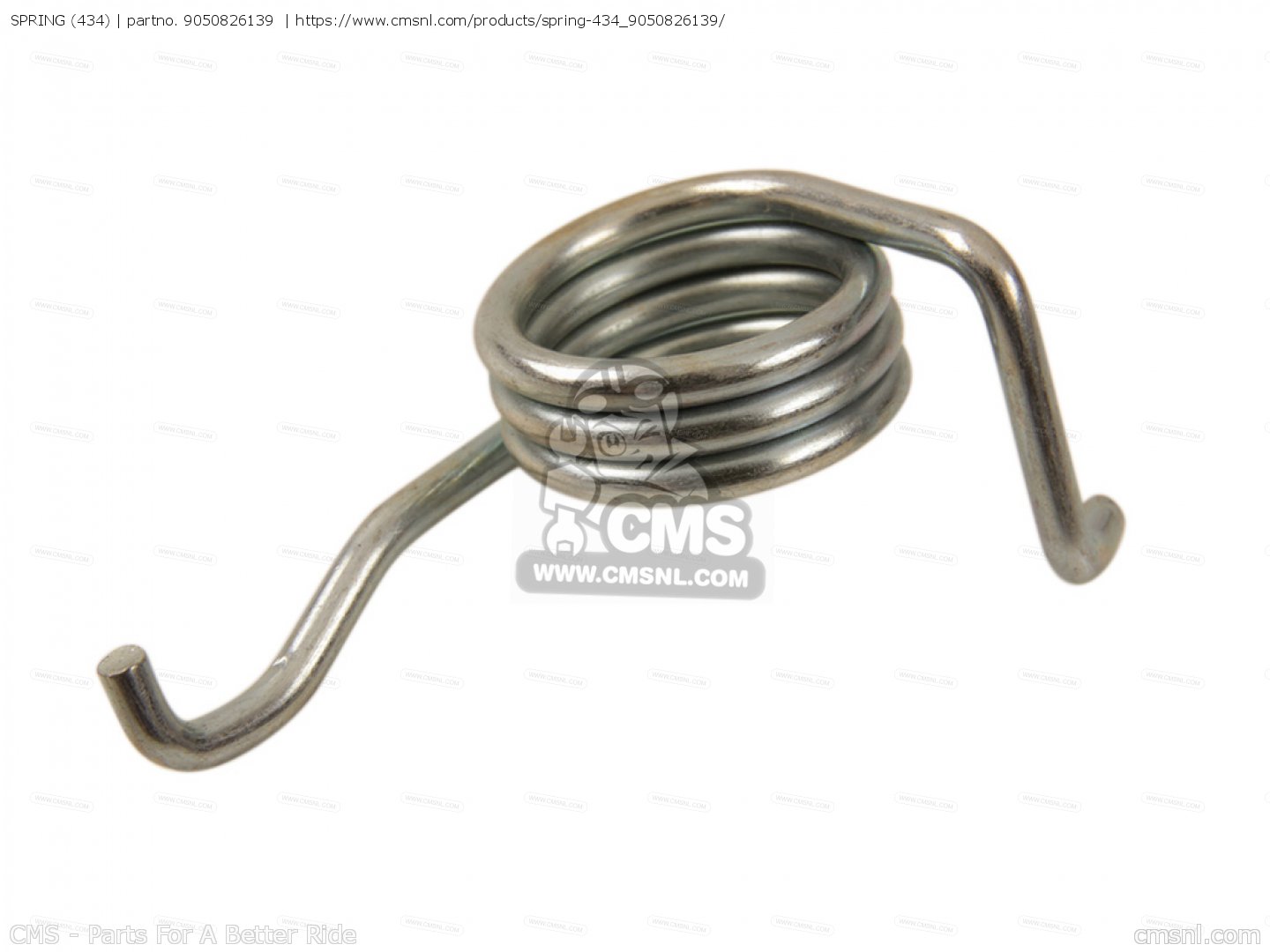 9050826139: SPRING (434) Yamaha - buy the 90508-26139-00 at CMSNL