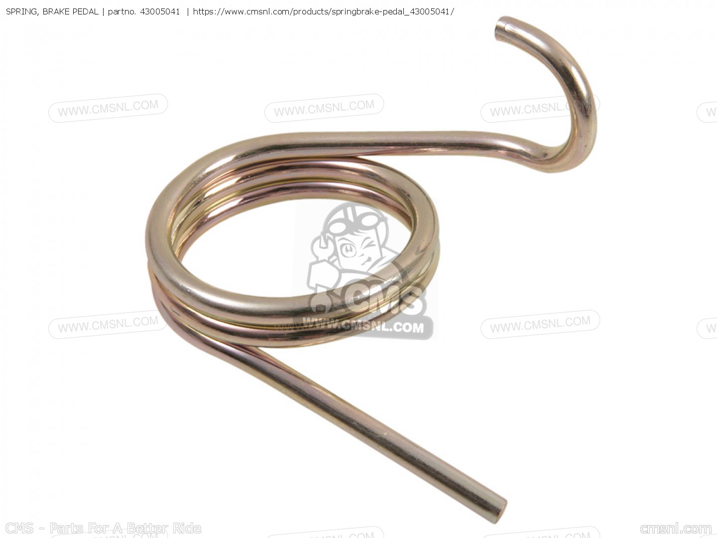 SPRING, BRAKE PEDAL for Kawasaki - order at CMSNL