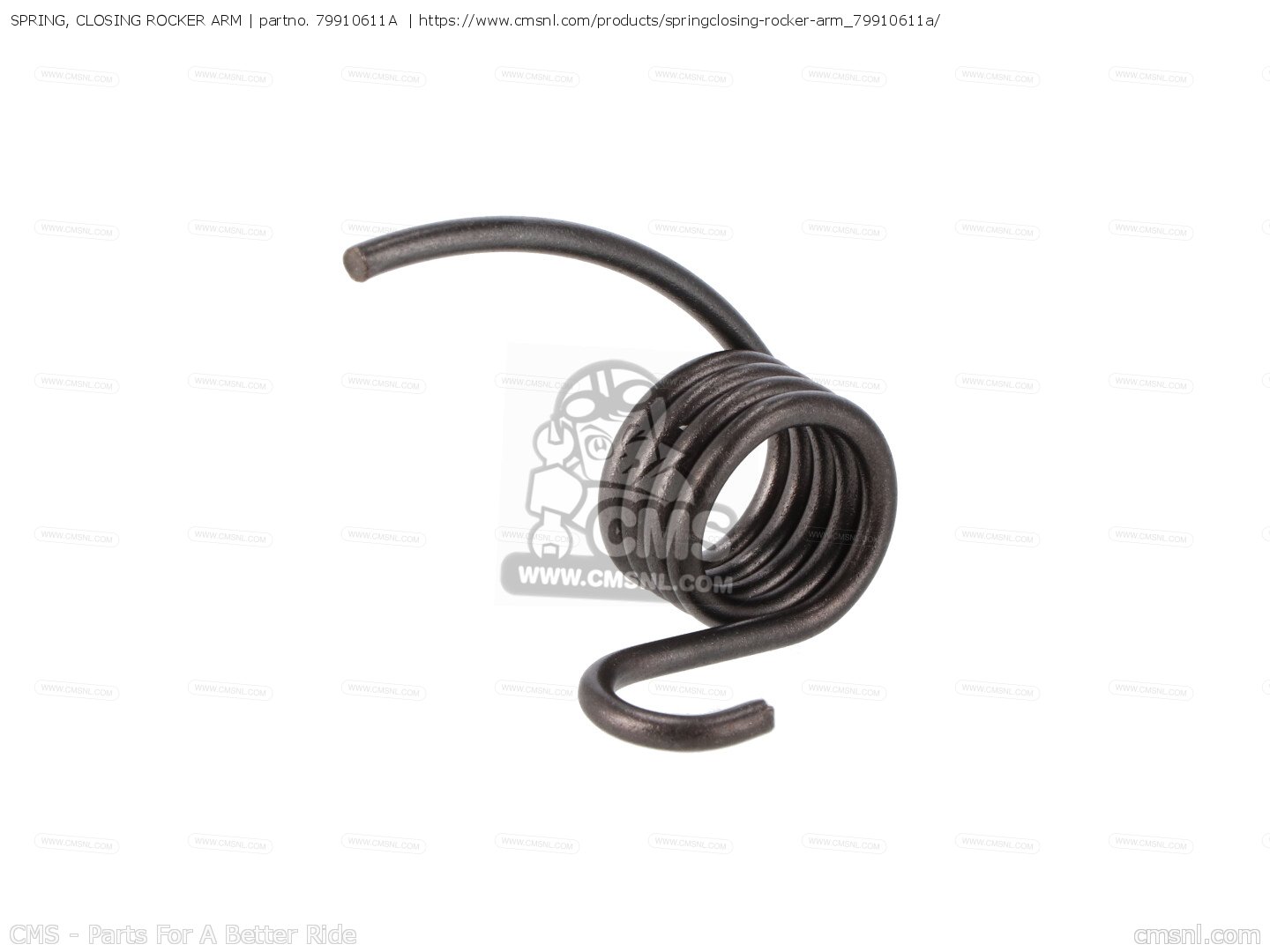 79910611A: SPRING, CLOSING ROCKER ARM Ducati - buy the 79910611A at CMSNL