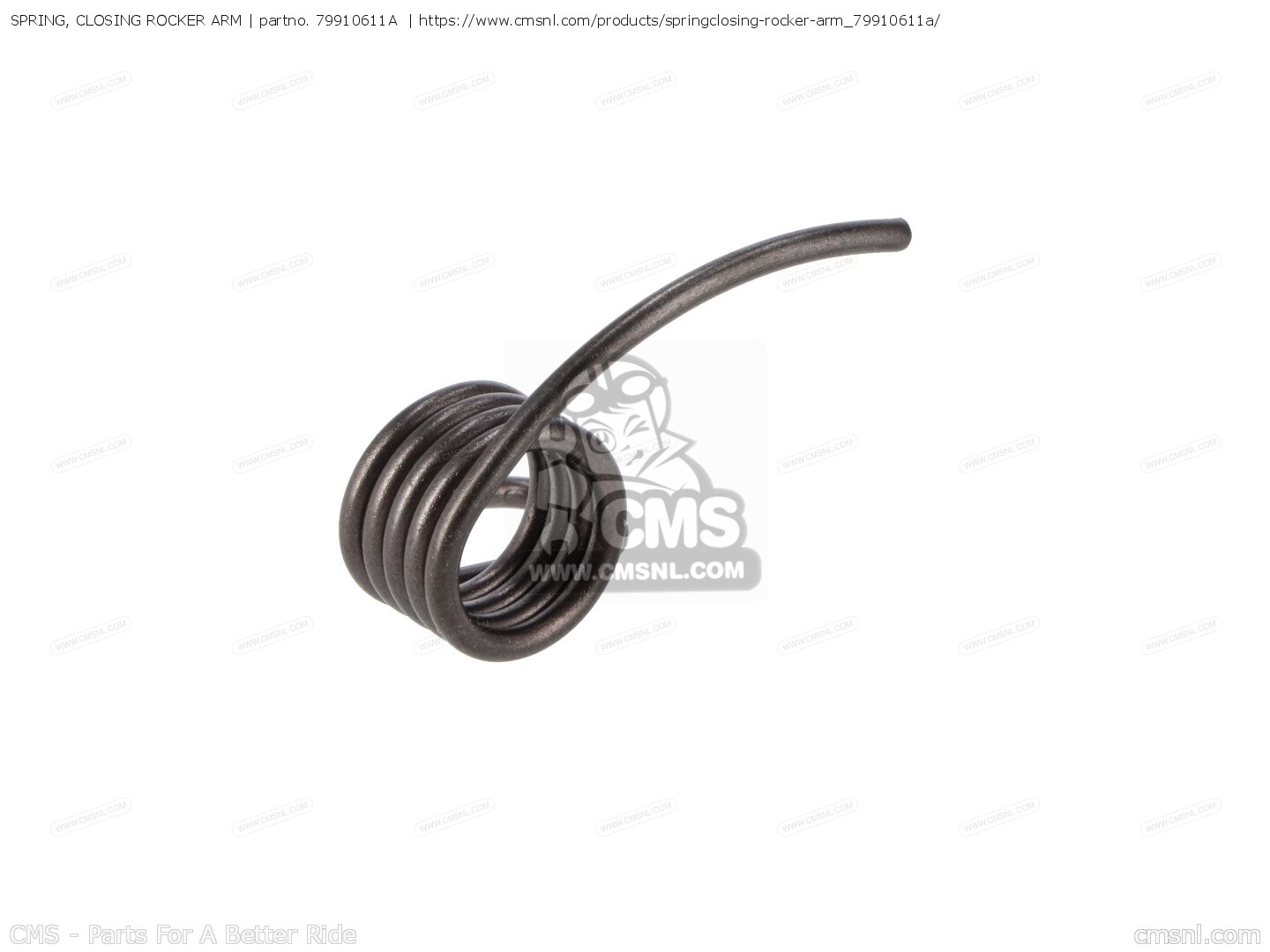 79910611A: SPRING, CLOSING ROCKER ARM Ducati - buy the 79910611A at CMSNL