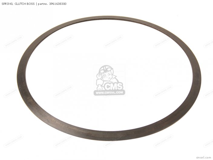 3P61638300: SPRING, CLUTCH BOSS Yamaha - buy the 3P6-16383-00-00 at CMSNL