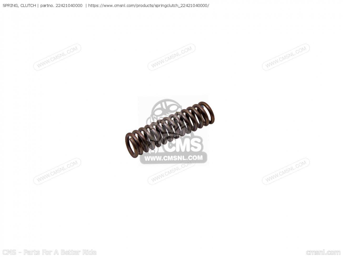 SPRING, CLUTCH for Honda - order at CMSNL