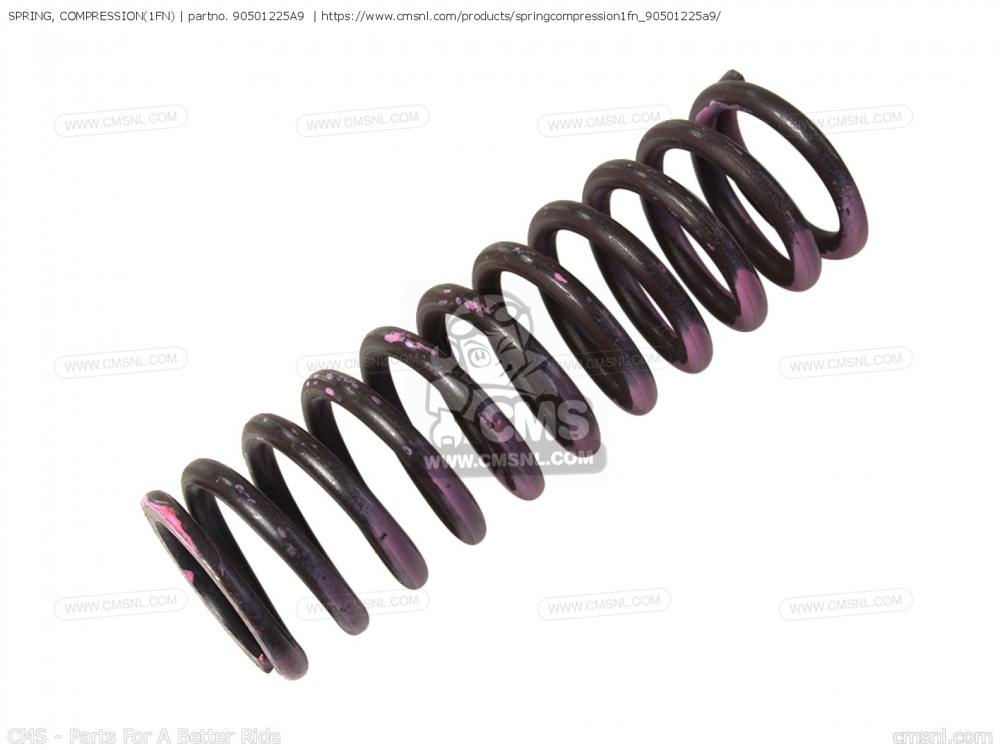 90501225A9: SPRING, COMPRESSION(1FN) Yamaha - buy the 90501-225A9-00 at ...