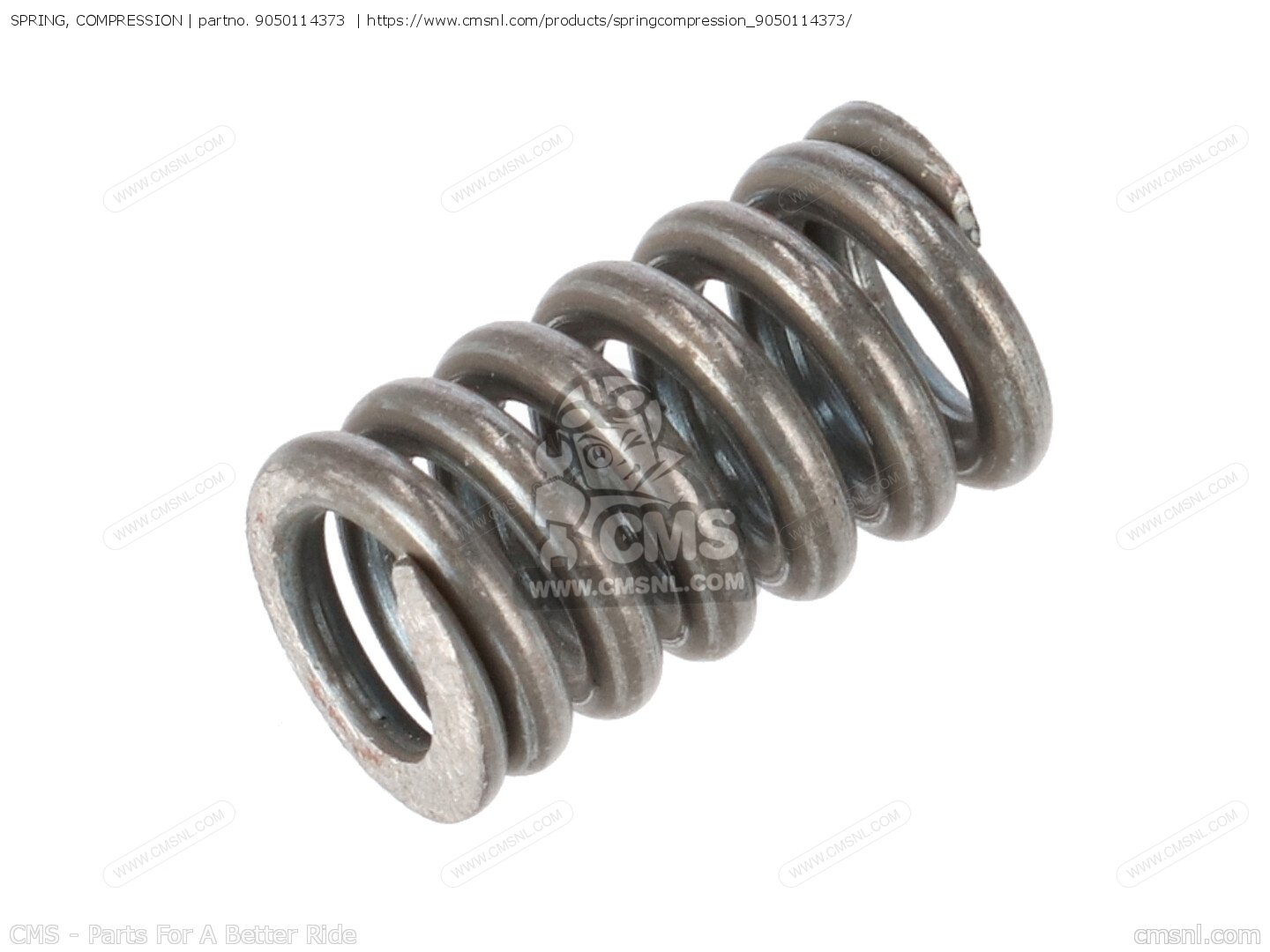 9050114373: SPRING, COMPRESSION Yamaha - buy the 90501-14373-00 at CMSNL