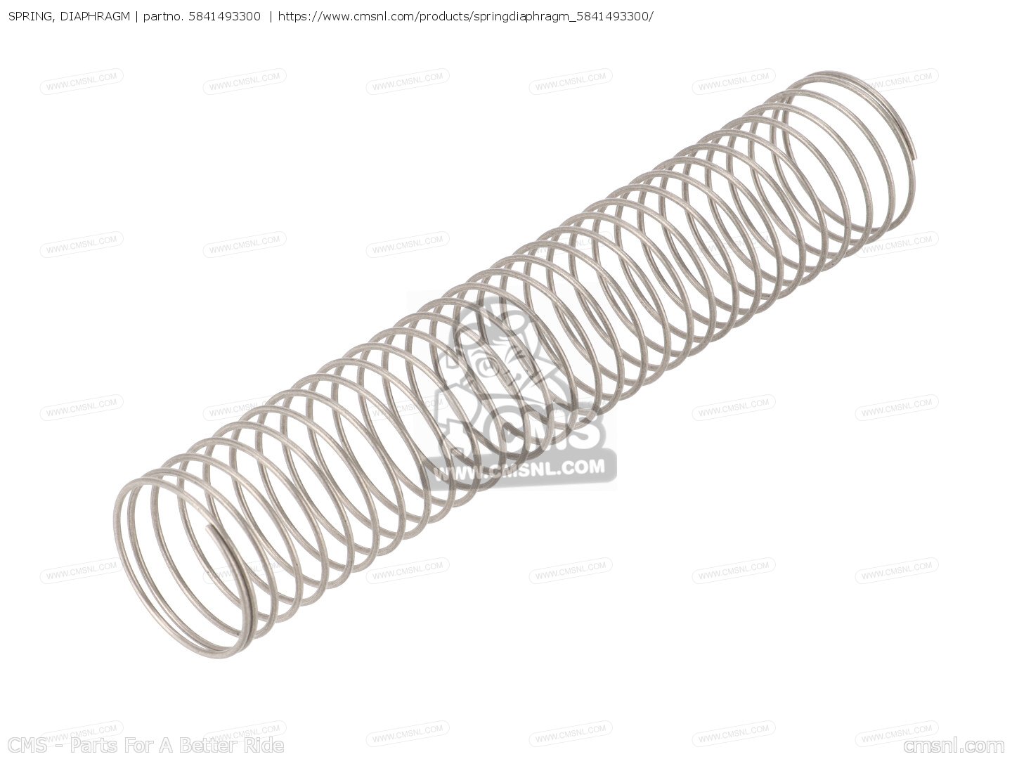5841493300: SPRING, DIAPHRAGM Yamaha - buy the 584-14933-00-00 at CMSNL