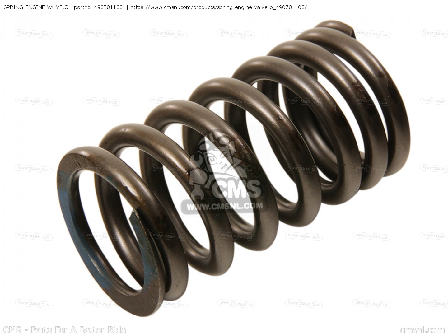 490781108: Spring-engine Valve,o Kawasaki - buy the 49078-1108 at CMSNL