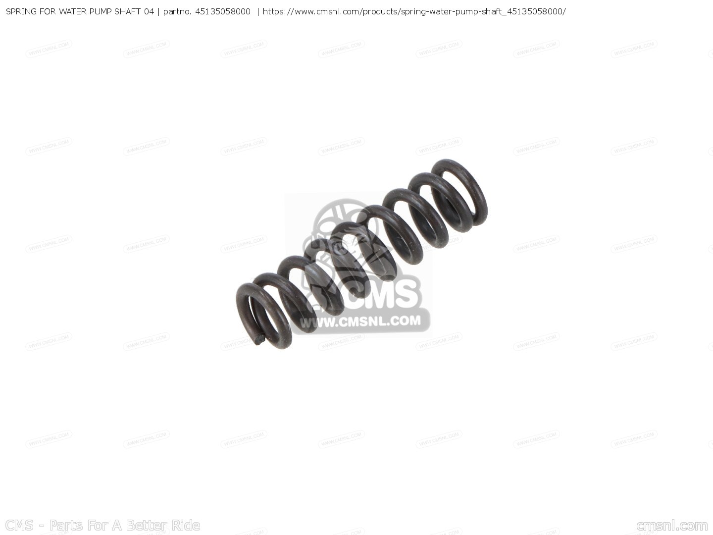 45135058000: SPRING FOR WATER PUMP SHAFT 04 KTM - buy the 45135058000 ...