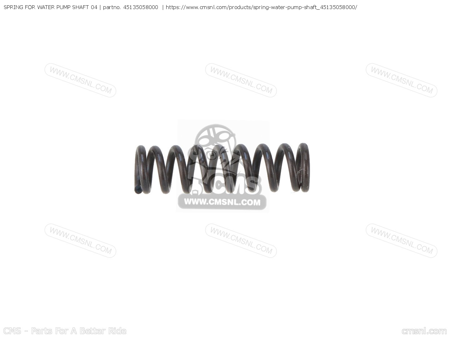 45135058000: SPRING FOR WATER PUMP SHAFT 04 KTM - buy the 45135058000 ...