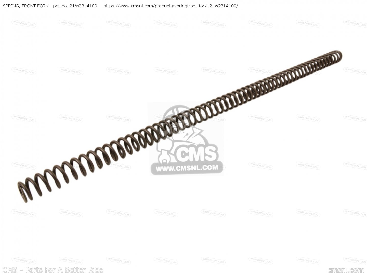 SPRING, FRONT FORK for Yamaha - order at CMSNL