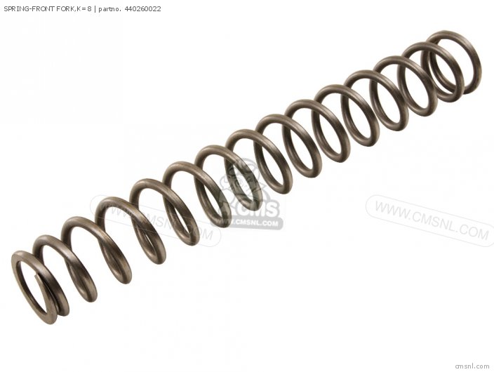 440260022: Spring-front Fork,k=8 Kawasaki - buy the 44026-0022 at CMSNL