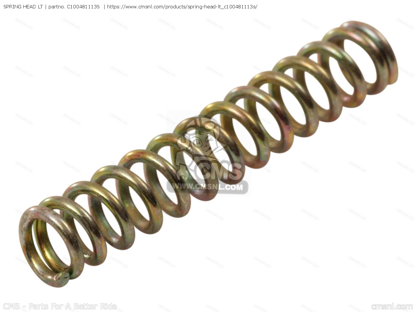 C100481113S: SPRING HEAD LT Honda - buy the C1004-811-13S at CMSNL