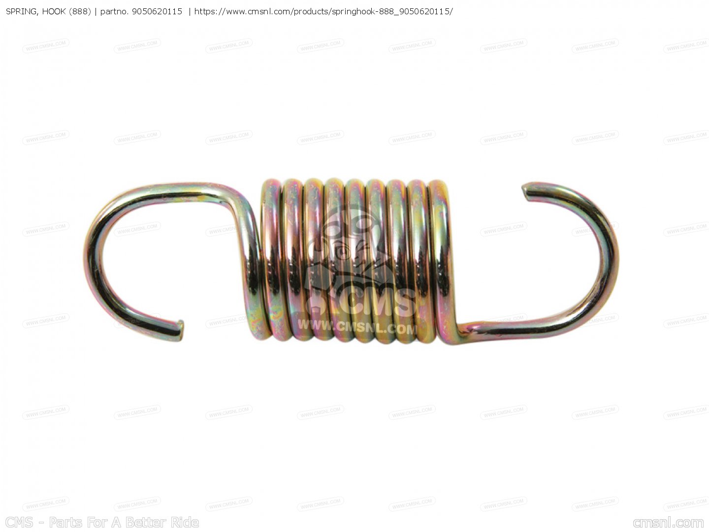 9050620115: SPRING, HOOK (888) Yamaha - buy the 90506-20115-00 at CMSNL