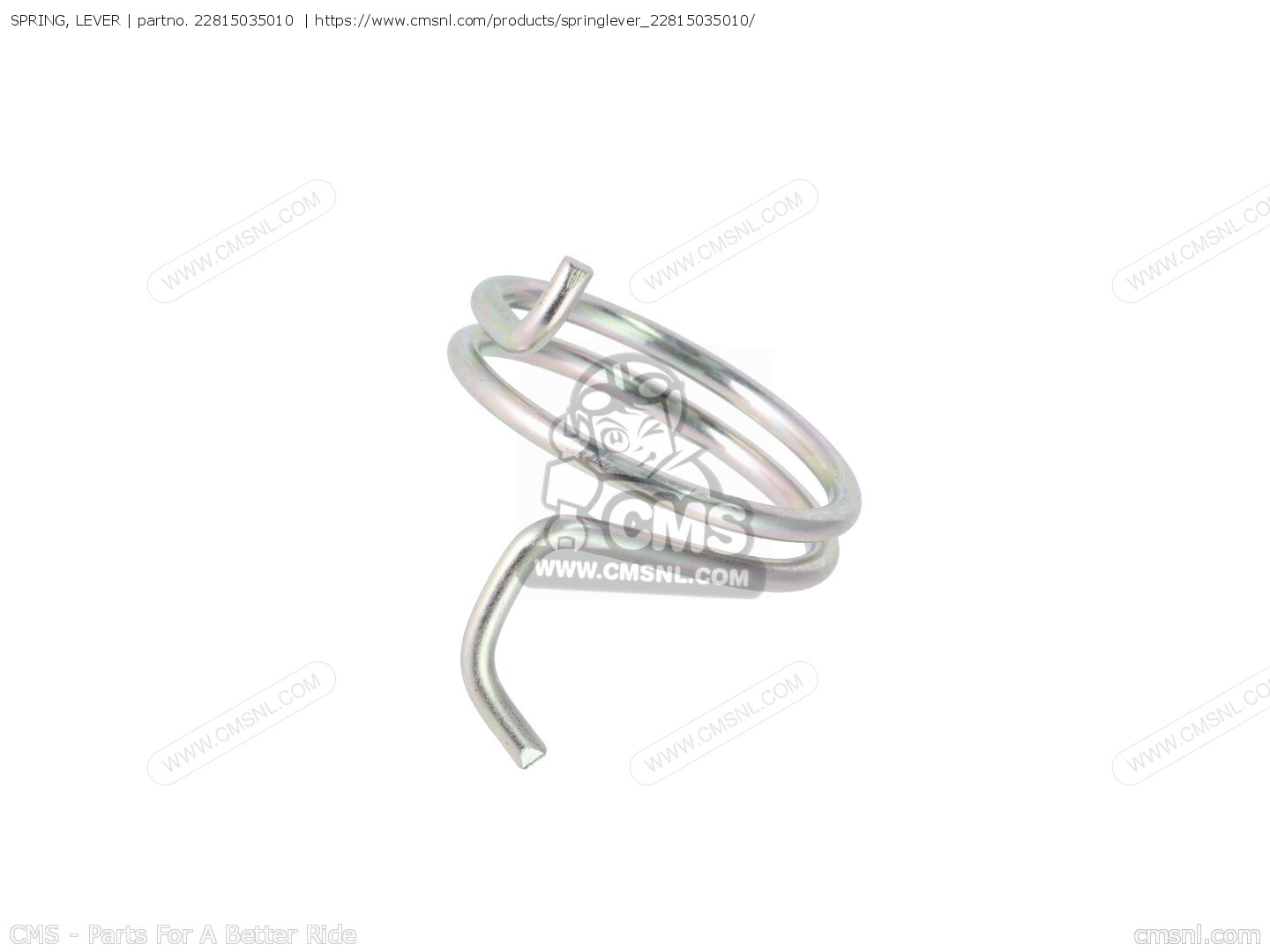22815035010: SPRING, LEVER Honda - buy the 22815-035-010 at CMSNL