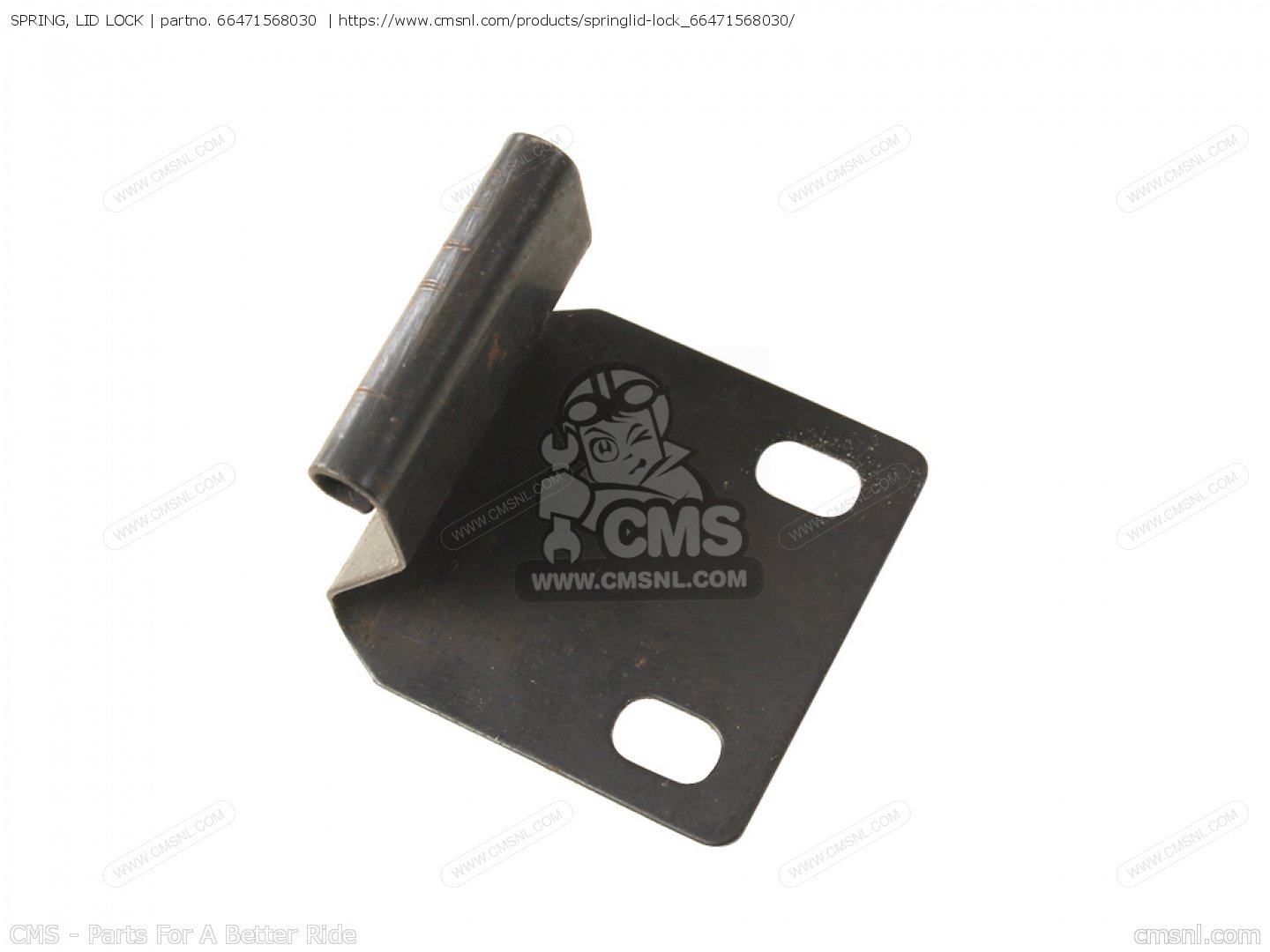 66471568030: SPRING, LID LOCK Honda - buy the 66471-568-030 at CMSNL