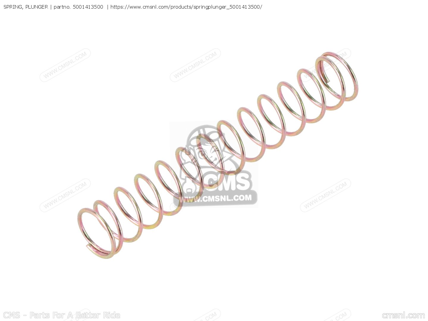 SPRING, PLUNGER for Yamaha - order at CMSNL