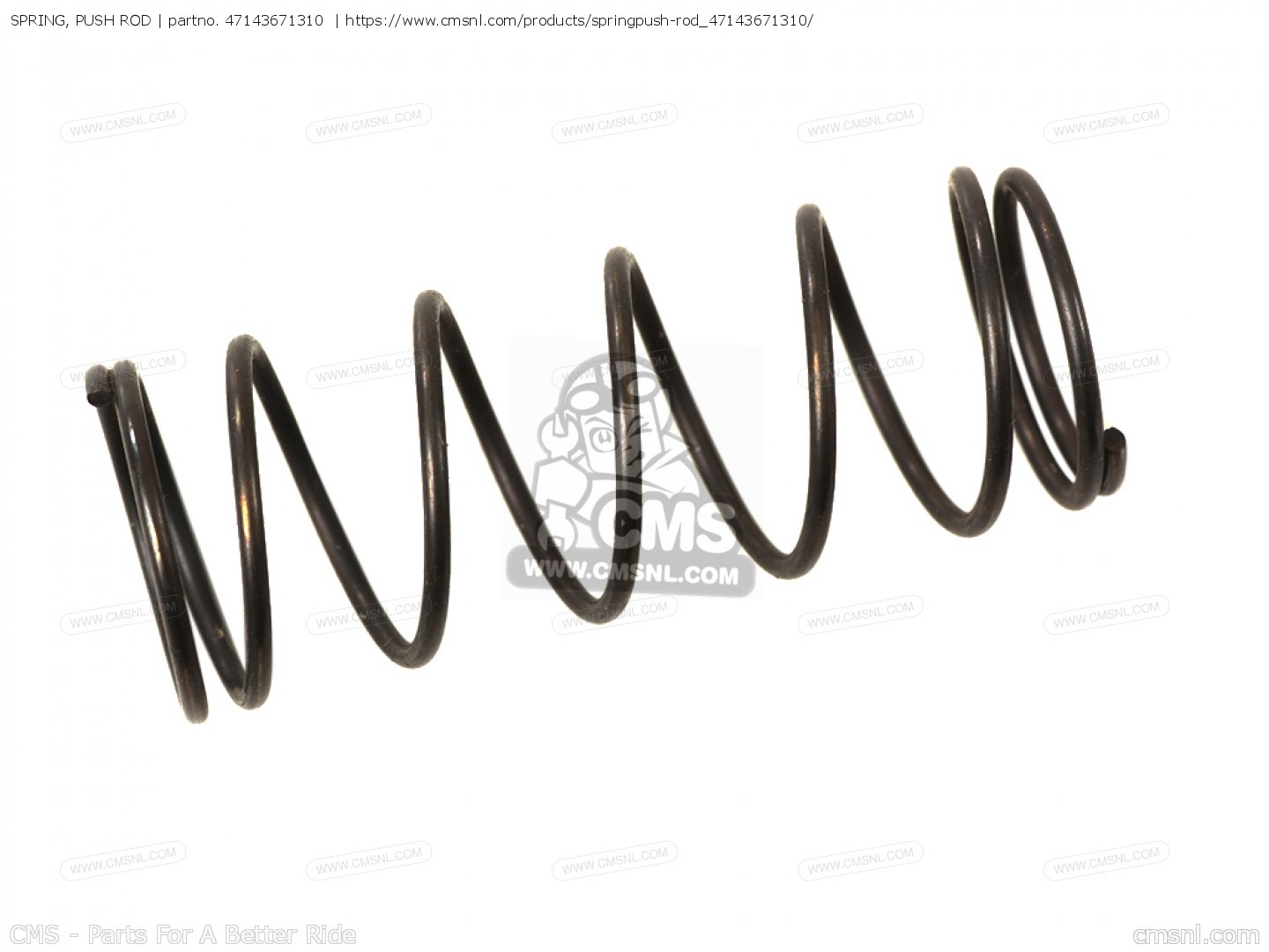 47143671310: SPRING, PUSH ROD Honda - buy the 47143-671-310 at CMSNL
