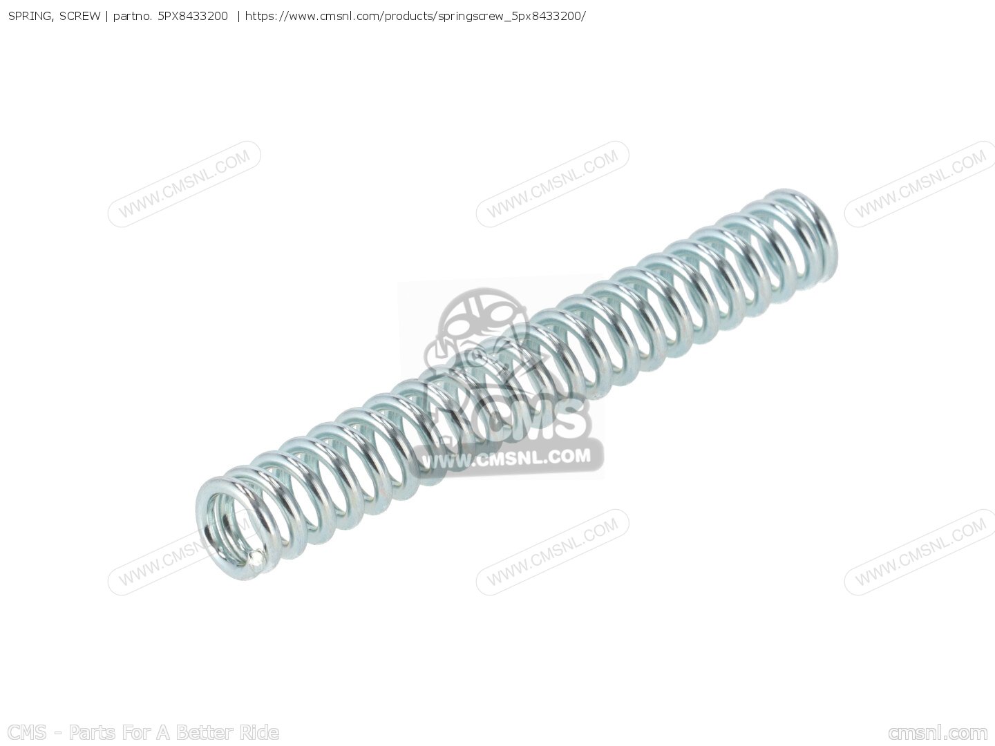 5PX8433200: SPRING, SCREW Yamaha - buy the 5PX-84332-00-00 at CMSNL