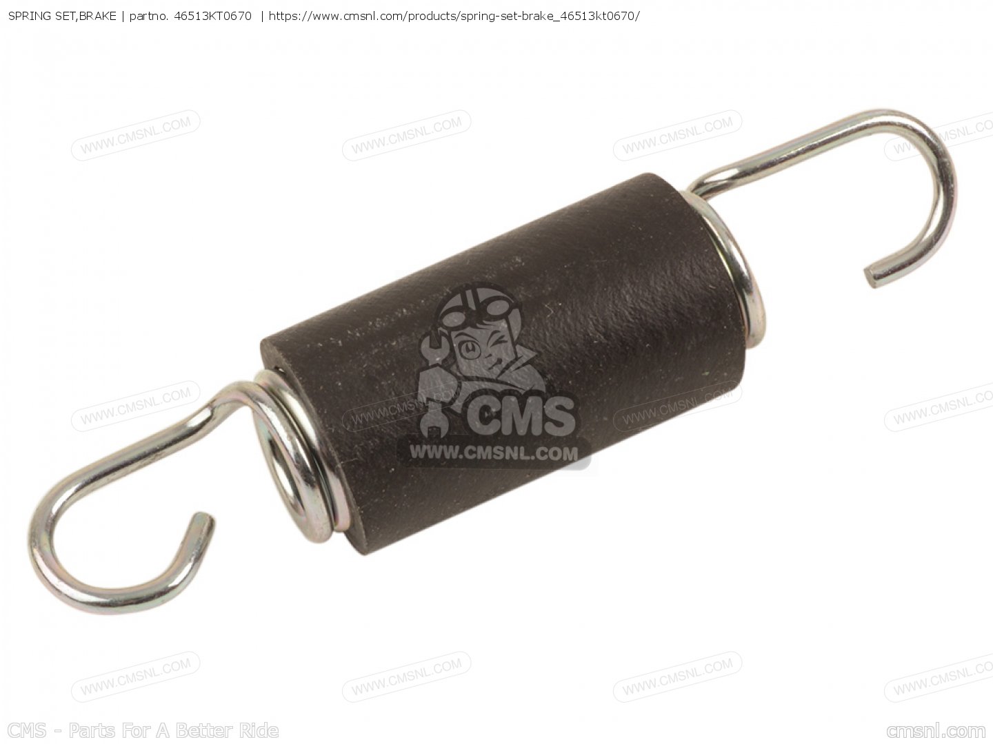 46513KT0670: SPRING SET,BRAKE Honda - buy the 46513-KT0-670 at CMSNL