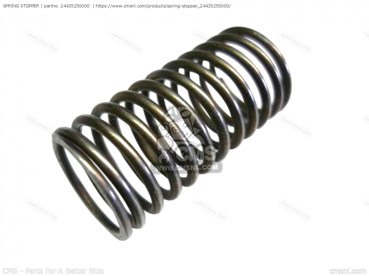 24435250000: SPRING STOPPER Honda - buy the 24435-250-000 at CMSNL