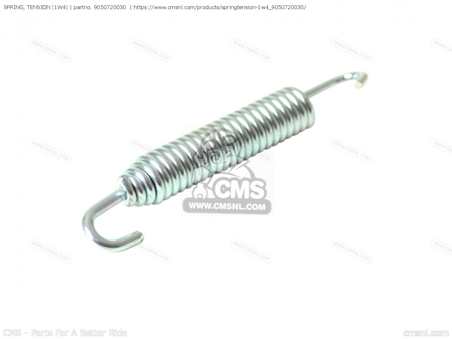 9050720030: SPRING, TENSION (1W4) Yamaha - buy the 90507-20030-00 at CMSNL