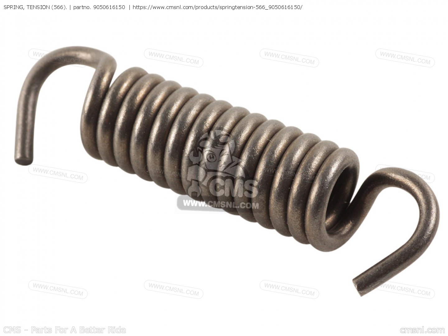 9050616150: SPRING, TENSION (566). Yamaha - buy the 90506-16150-00 at CMSNL