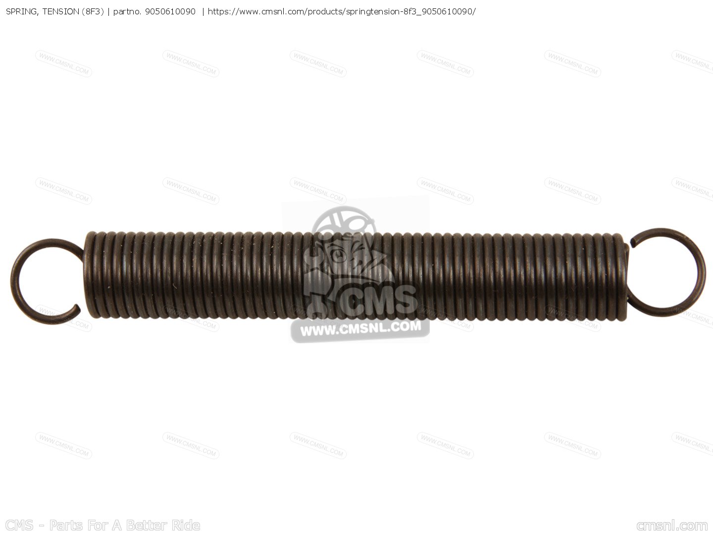 9050610090: SPRING, TENSION (8F3) Yamaha - buy the 90506-10090-00 at CMSNL