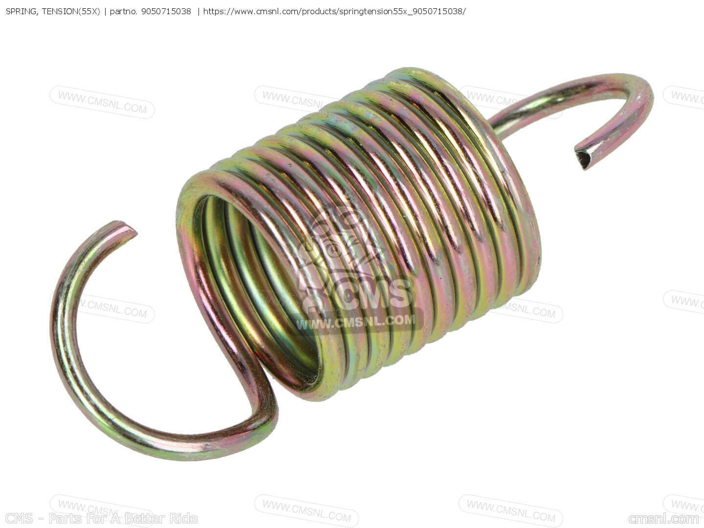 9050715038: SPRING, TENSION(55X) Yamaha - buy the 90507-15038-00 at CMSNL