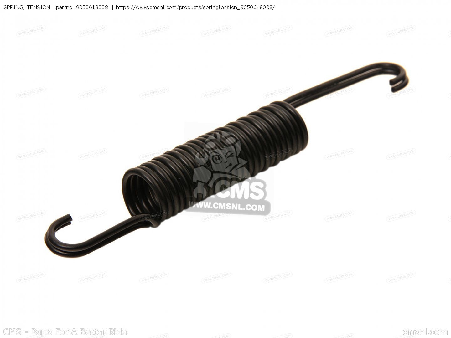 9050618008: SPRING, TENSION Yamaha - buy the 90506-18008-00 at CMSNL
