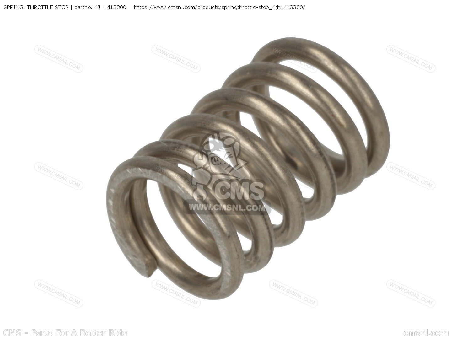 4JH1413300: SPRING, THROTTLE STOP Yamaha - buy the 4JH-14133-00-00 at CMSNL