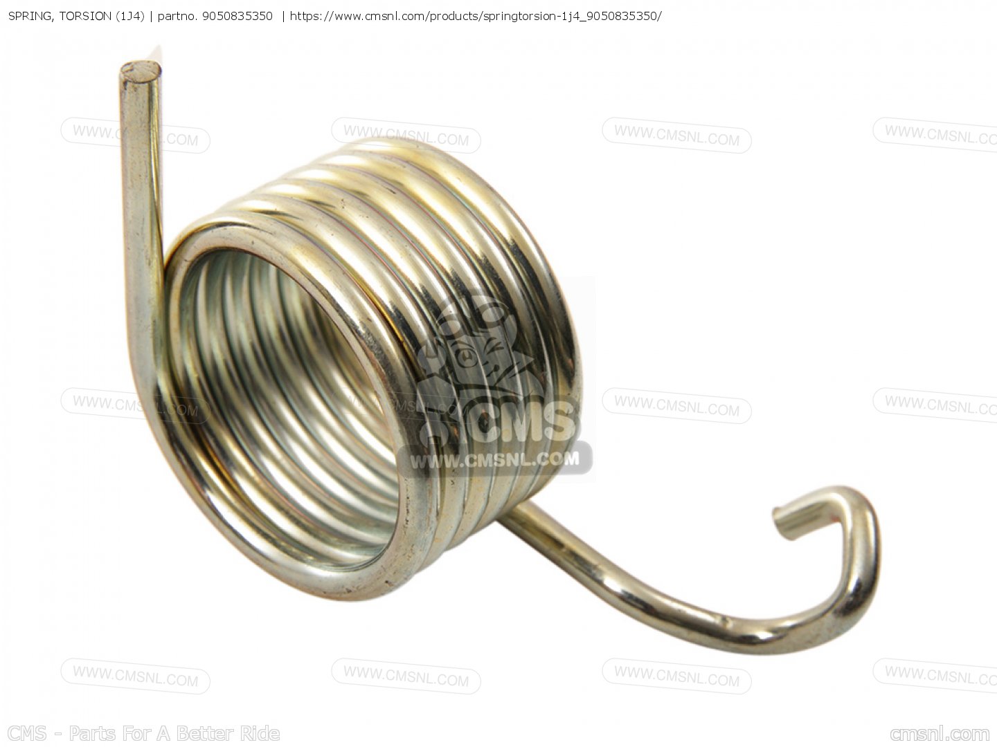 9050835350: SPRING, TORSION (1J4) Yamaha - buy the 90508-35350-00 at CMSNL