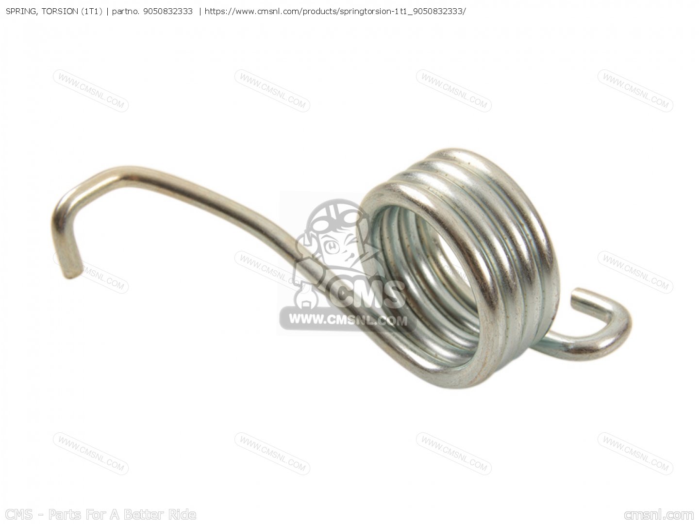9050832333: SPRING, TORSION (1T1) Yamaha - buy the 90508-32333-00 at CMSNL