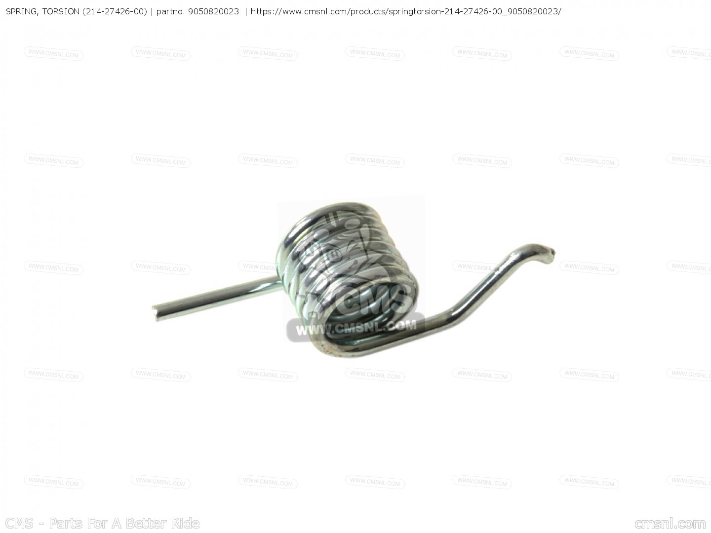 9050820023: SPRING, TORSION (214-27426-00) Yamaha - buy the 90508-20023 ...