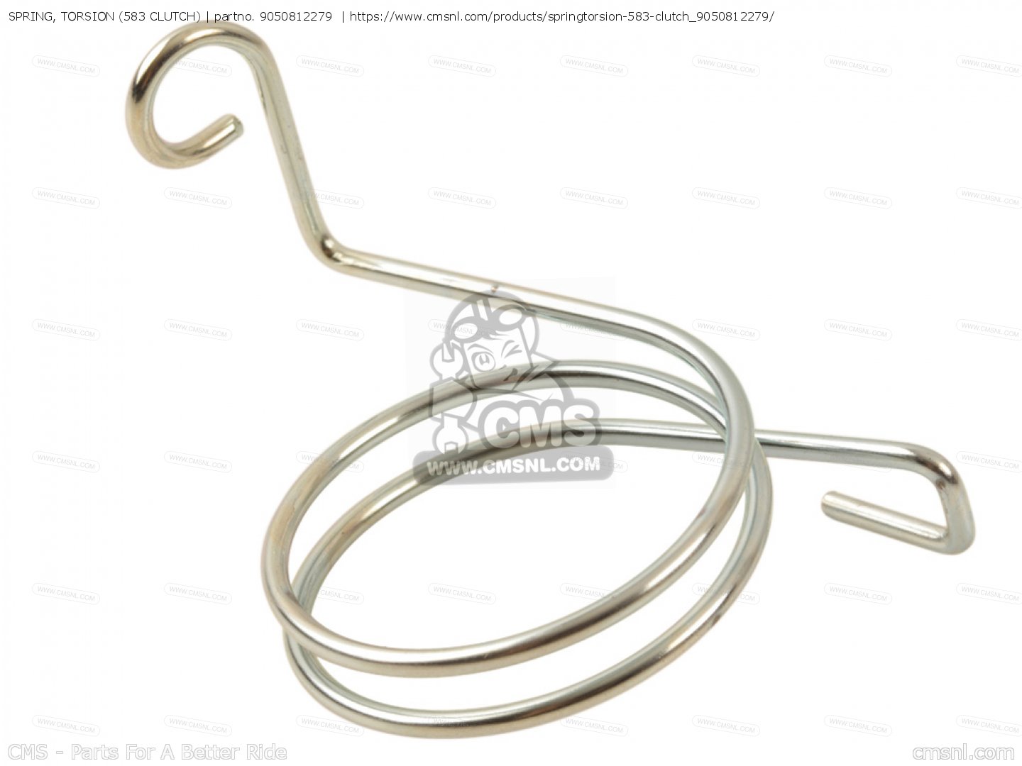9050812279: SPRING, TORSION (583 CLUTCH) Yamaha - buy the 90508-12279 ...