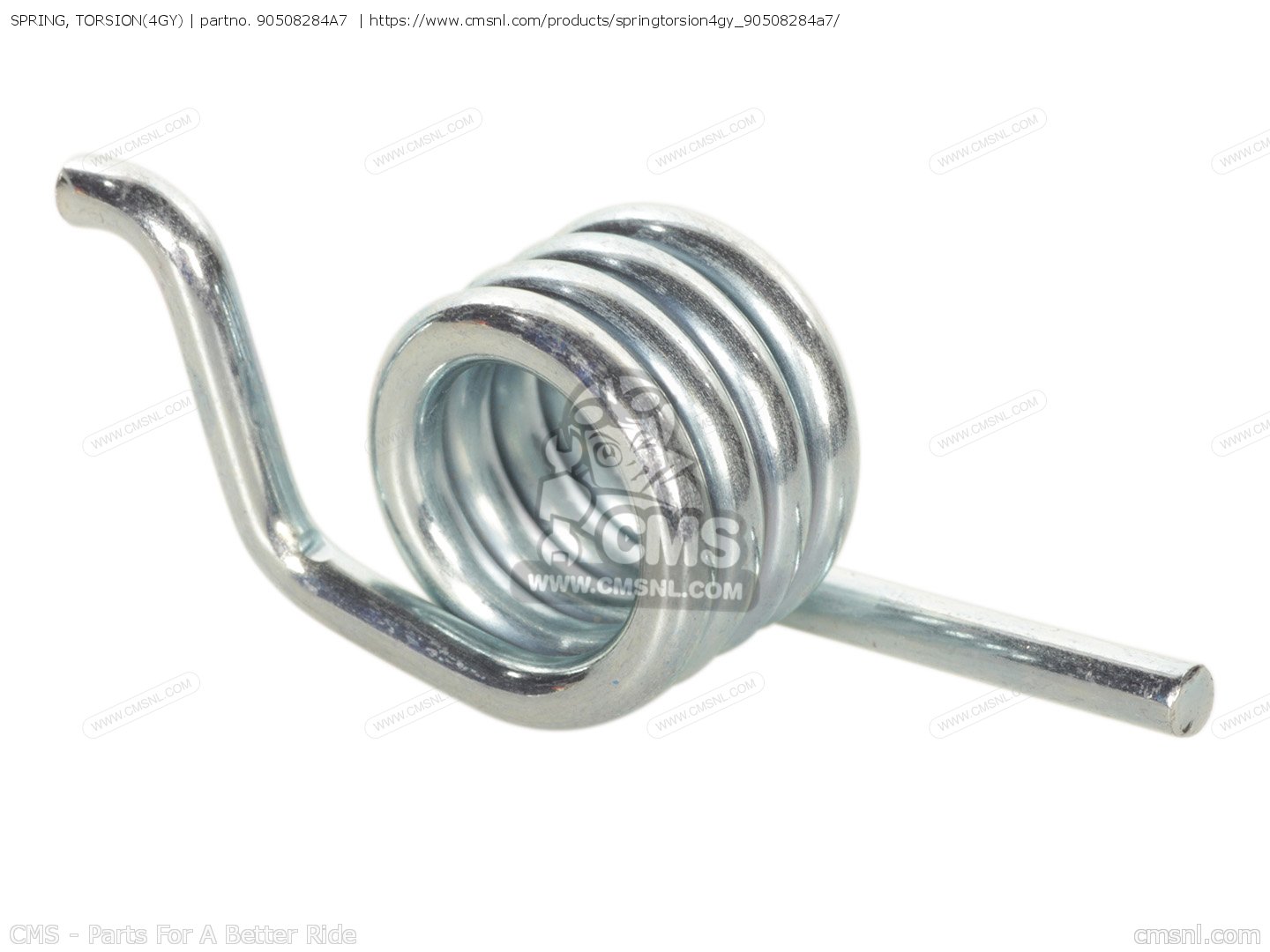 90508284A7: SPRING, TORSION(4GY) Yamaha - buy the 90508-284A7-00 at CMSNL