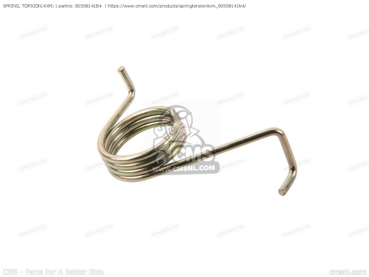 90508141B4: SPRING, TORSION(4XM) Yamaha - buy the 90508-141B4-00 at CMSNL