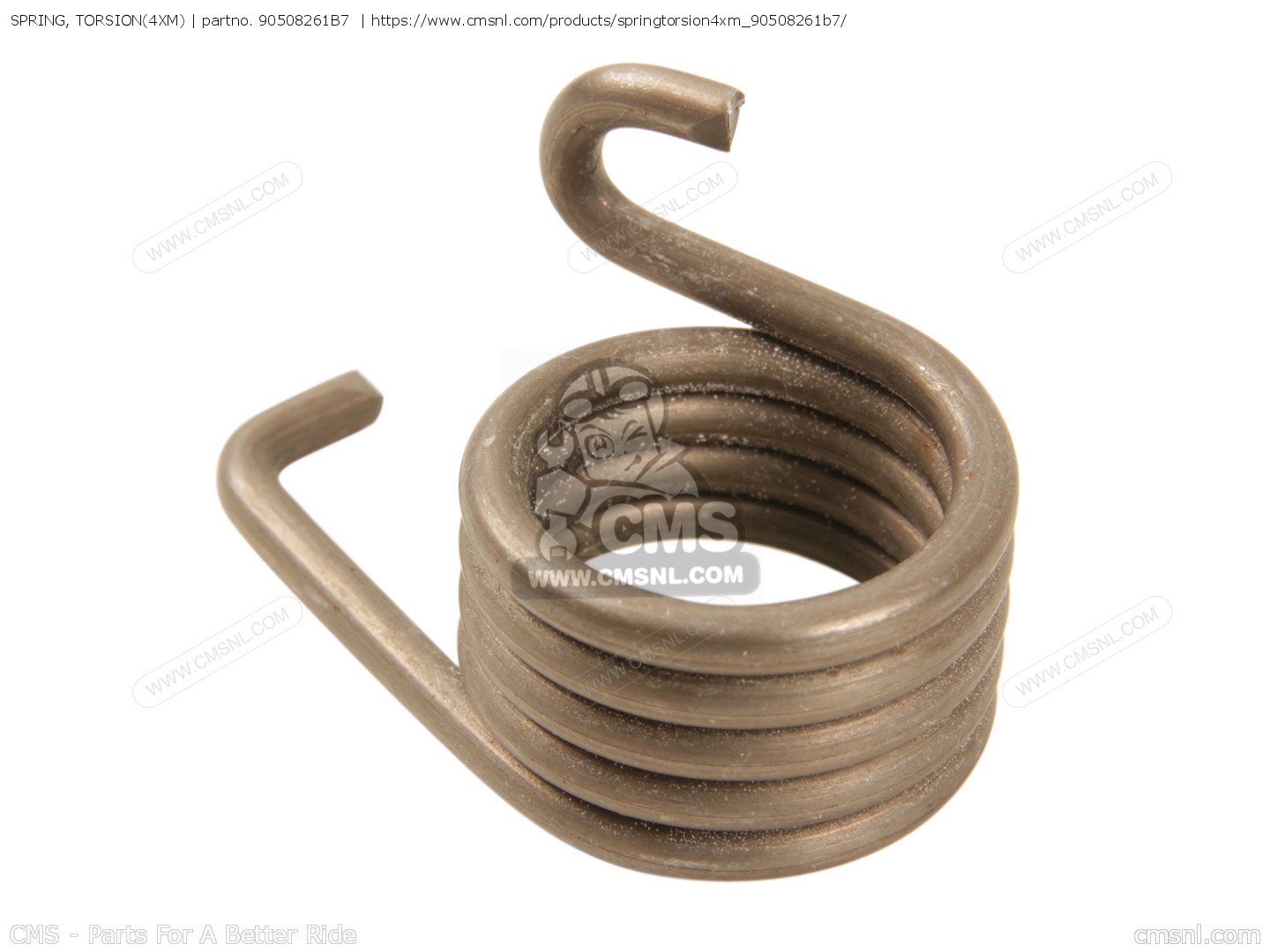 90508261B7: SPRING, TORSION(4XM) Yamaha - buy the 90508-261B7-00 at CMSNL