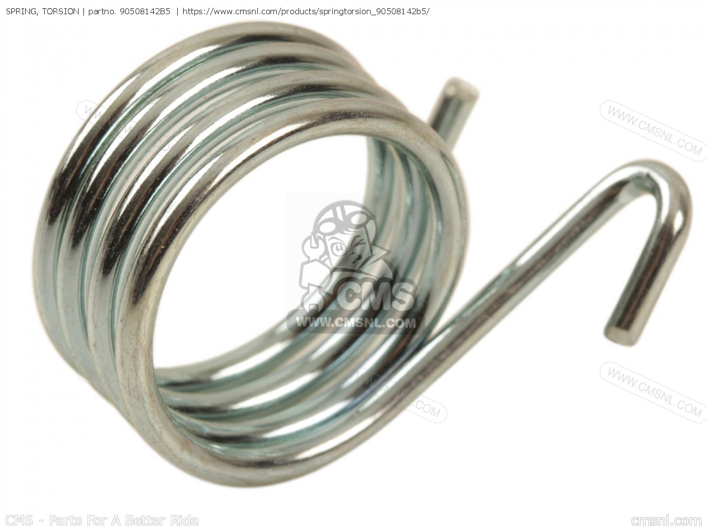 90508142B5: SPRING, TORSION Yamaha - buy the 90508-142B5-00 at CMSNL